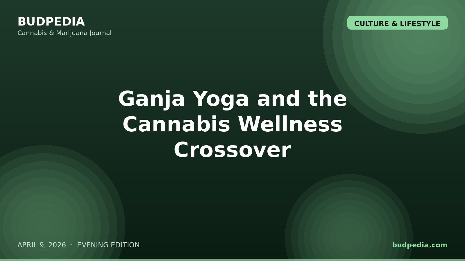 Ganja Yoga, Cannabis Retreats, and the Wellness Crossover of 2026 ...